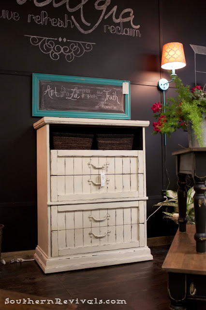 Cottage Style Chest of Drawers Makeover - Southern Revivals