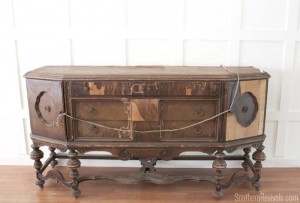 What do I do with you? An Antique Sideboard Buffet by Hellam Furniture ...