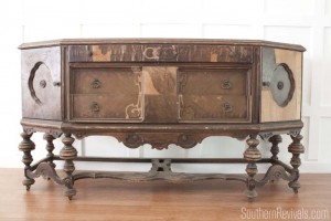 What do I do with you? An Antique Sideboard Buffet by Hellam Furniture ...