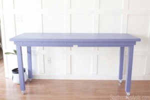 Old Preschool Table Makeover | From Toddler Height to Bar Height ...