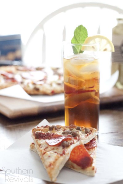 Adult Game Night | Games, Pizza and Tipsy Peach Tea Recipe