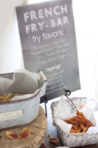 French Fry Bar