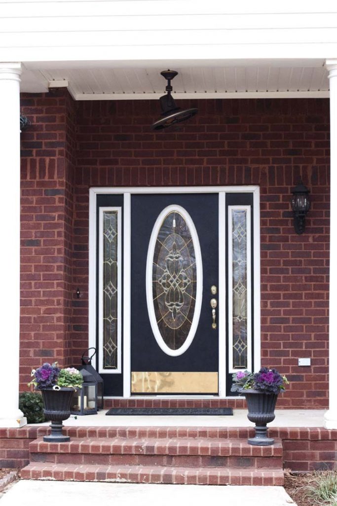 Front Porch Makeover | How to Install a Smart Lock - Southern Revivals