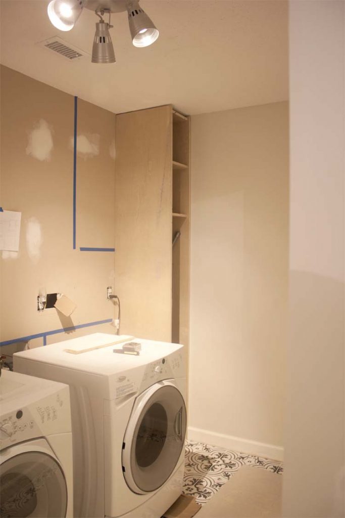 DIY Laundry Room Built Ins | ORC Update Week #5 - Southern Revivals