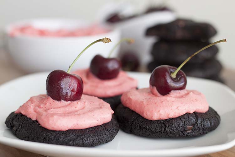 Double Dark Chocolate & Cherry Black Forest Cookies - Southern Revivals