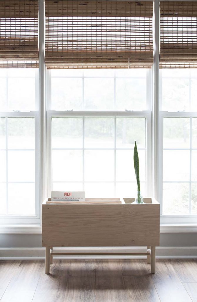 Modern DIY Indoor Plant Stand + Magazine Rack - Southern Revivals